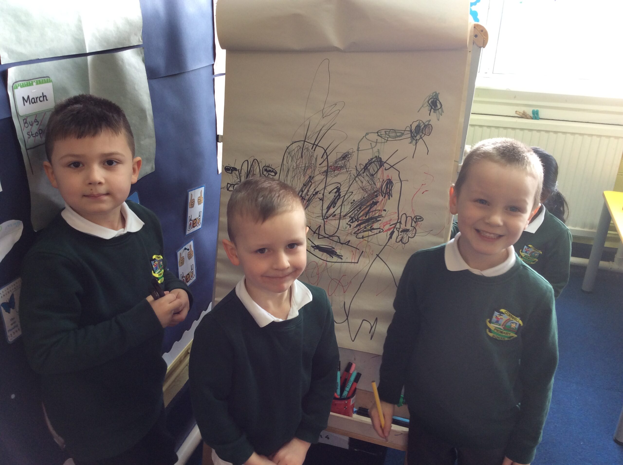 Back to school in P1 Room 4 – Cornhill Primary School