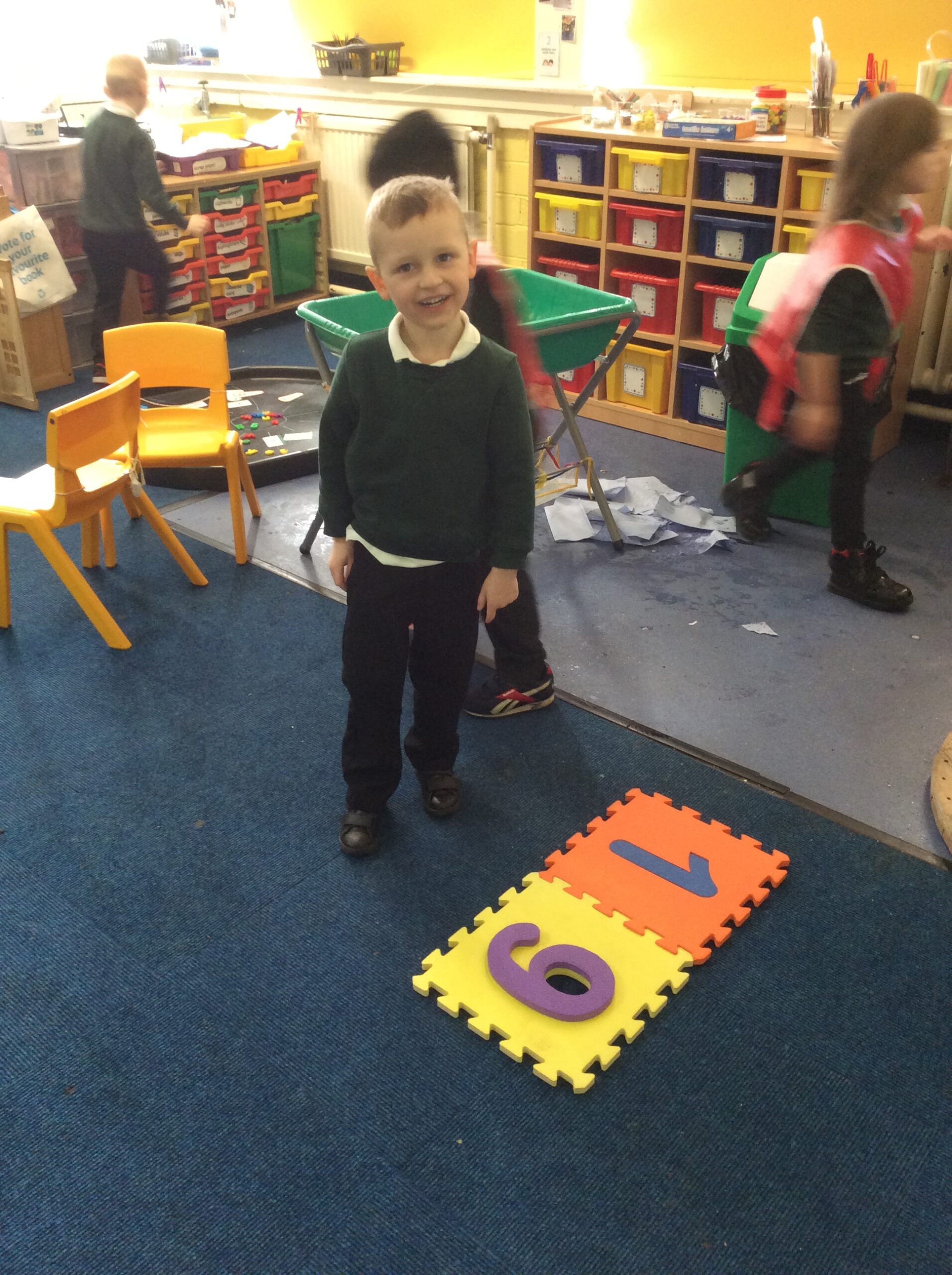 Back to school in P1 Room 4 – Cornhill Primary School