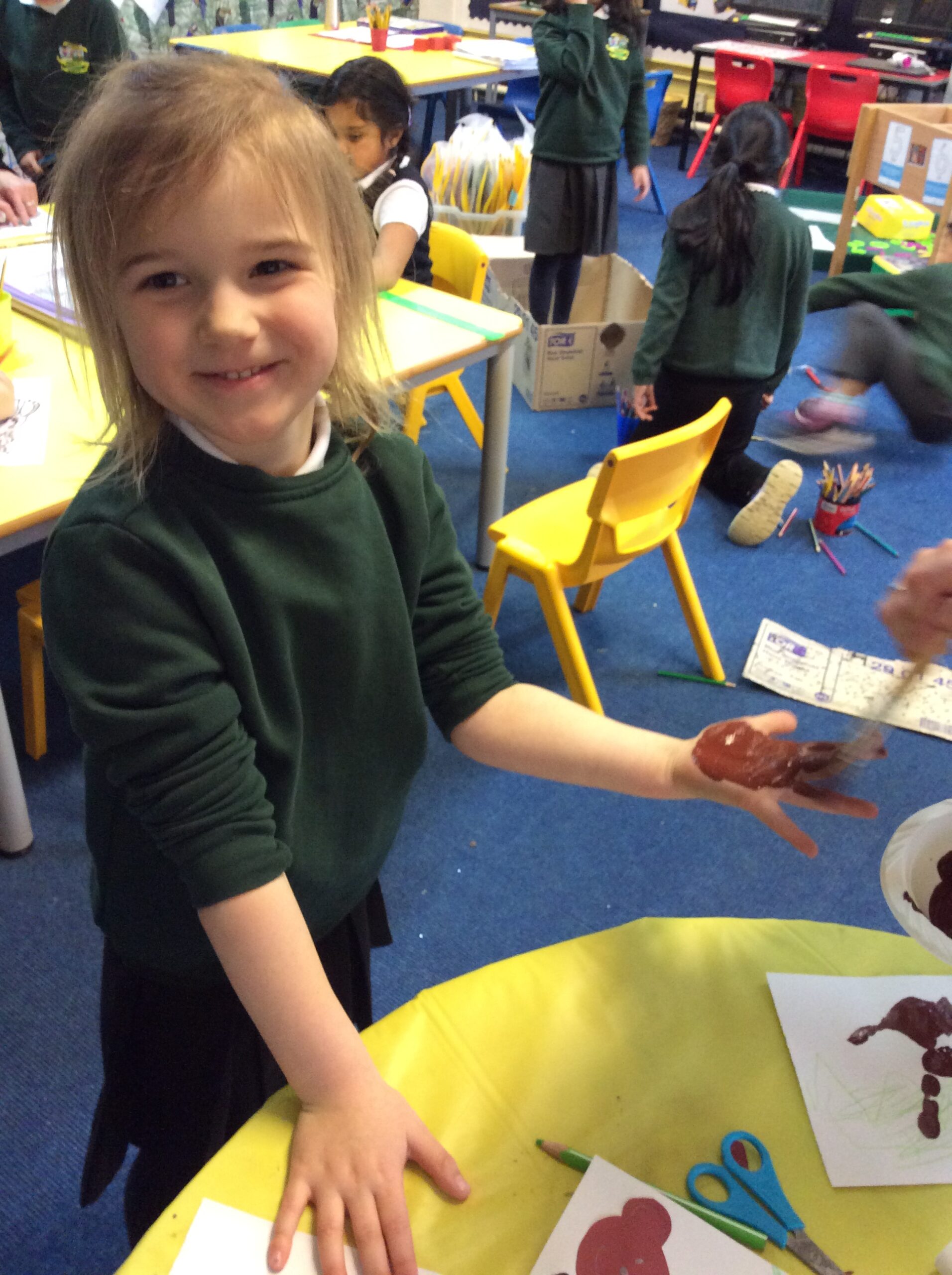 Back to school in P1 Room 4 – Cornhill Primary School