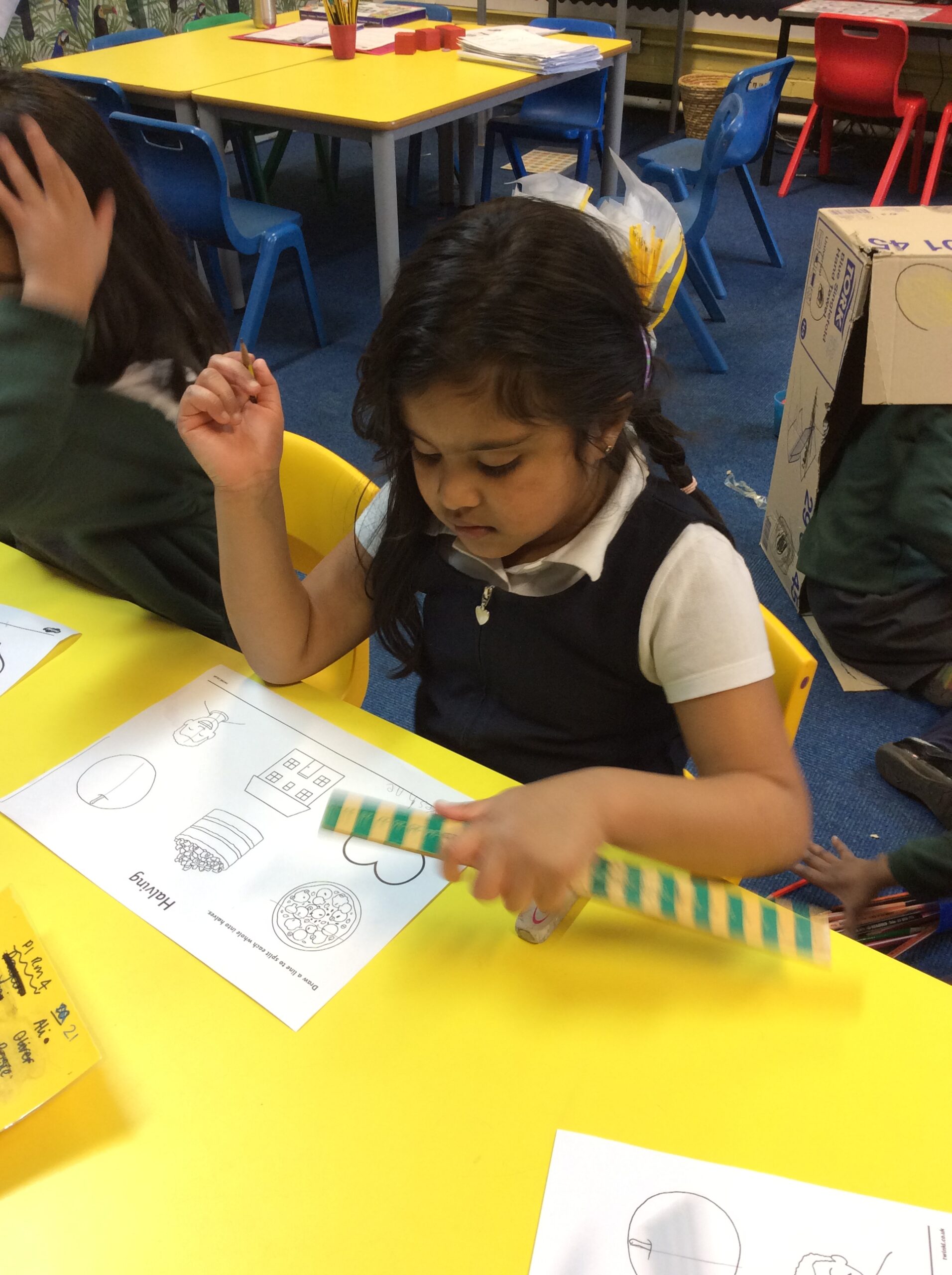 Back to school in P1 Room 4 – Cornhill Primary School