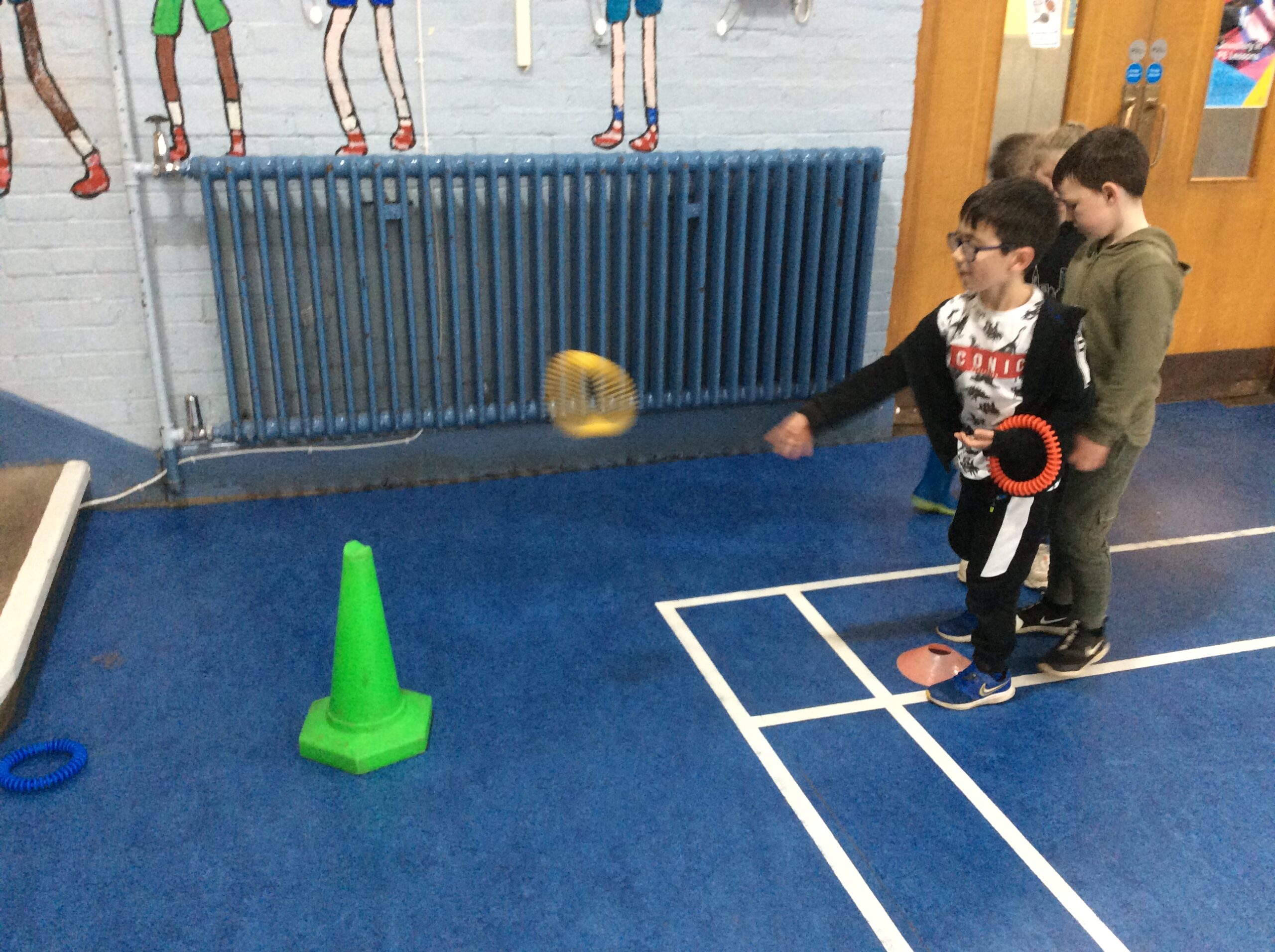 PE in rooms 3, 4 and 5 – Cornhill Primary School