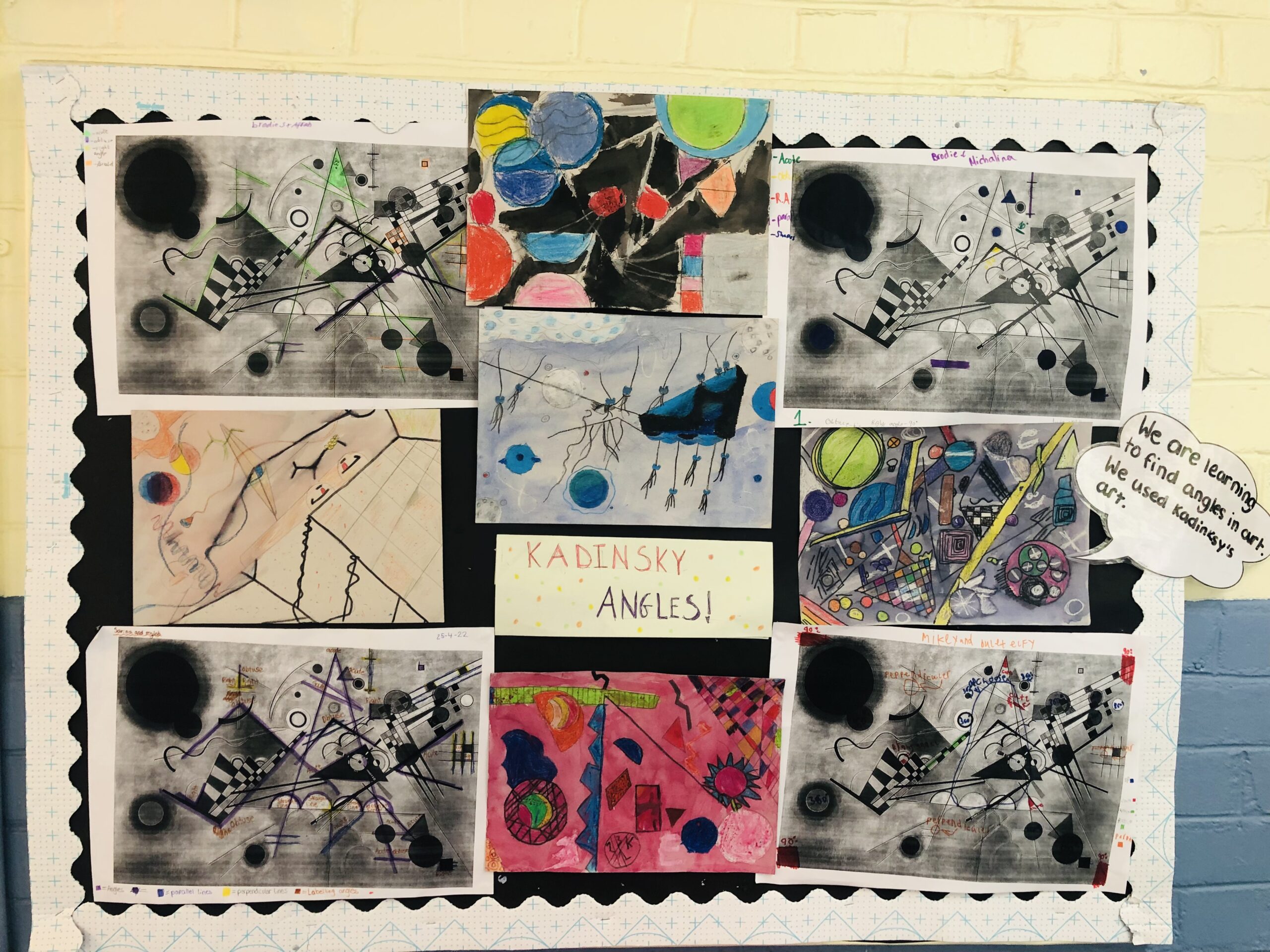 Angles in Art – Cornhill Primary School